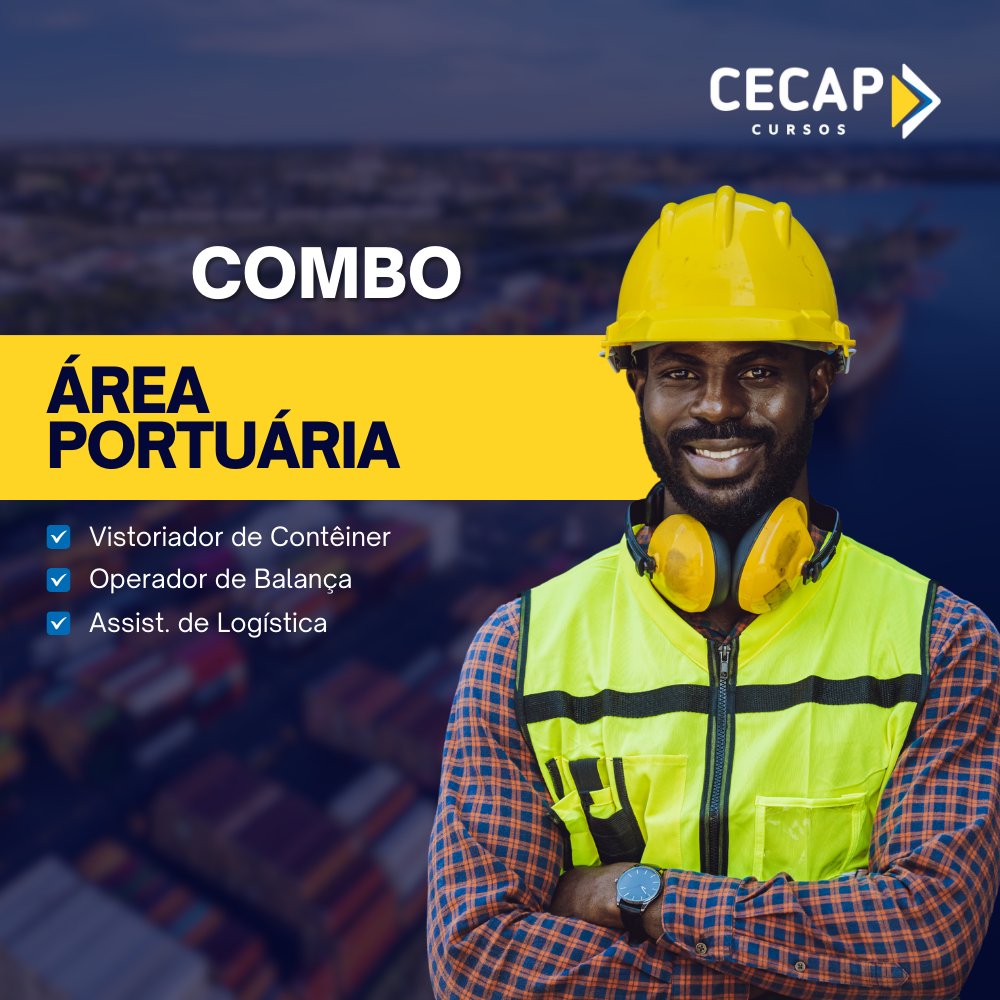 Cecap Cursos - cod: 001 - Combo Área Portuária